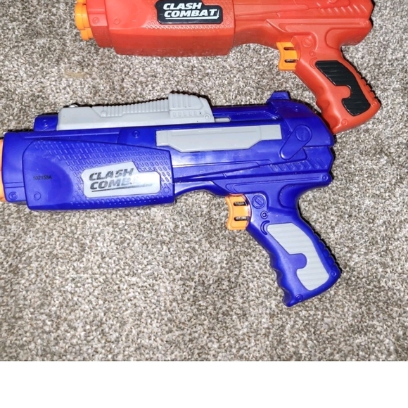 Toys | Adventure Force Clash Combat Dart Blasters Set Of 2 Guns Red ...